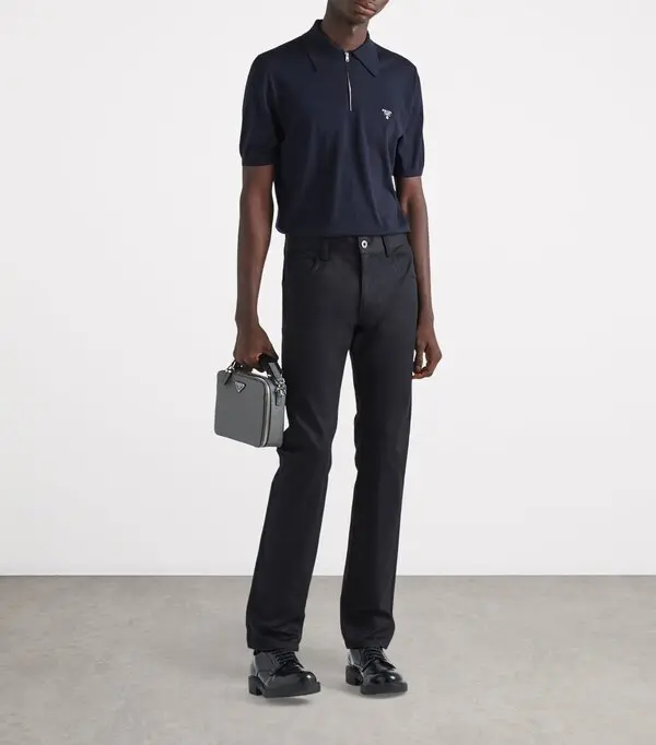 Prada Stretch-drill Tapered Jeans