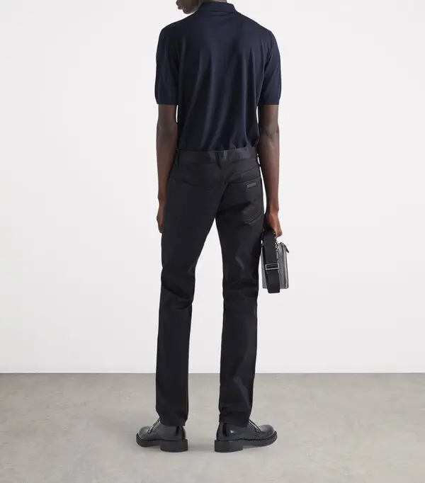 Prada Stretch-drill Tapered Jeans