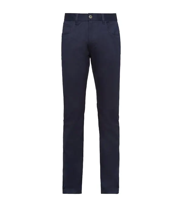 Prada Stretch-drill Tapered Jeans - Blue