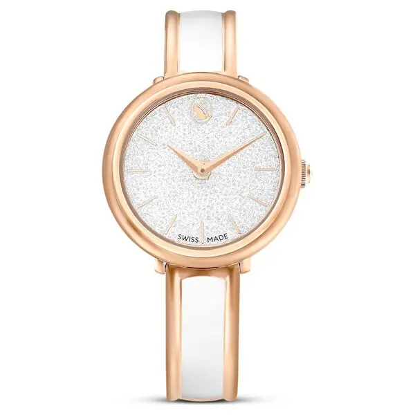 SWAROVSKI Crystalline Bangle Watch - White