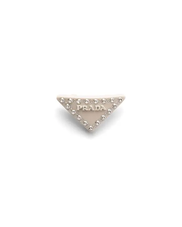 Prada Plexiglass Hair Clip - Neutral