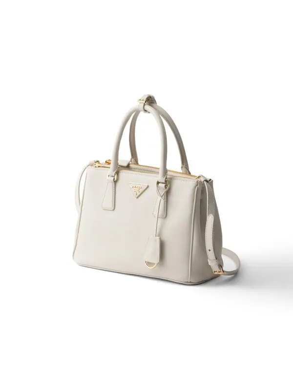 Prada Galleria Medium Leather Bag - White