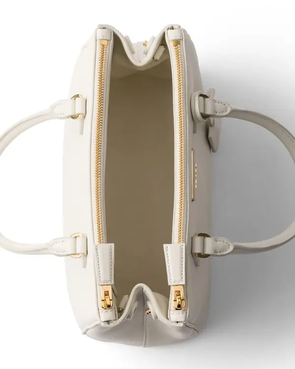 Prada Galleria Medium Leather Bag - White