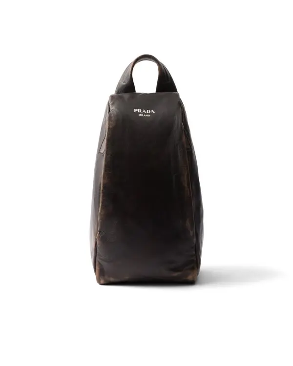 Prada Nappa Leather Backpack - Brown