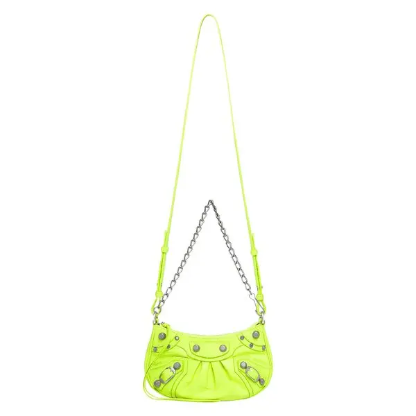Balenciaga Mini Le Cagole Chain Bag - Yellow