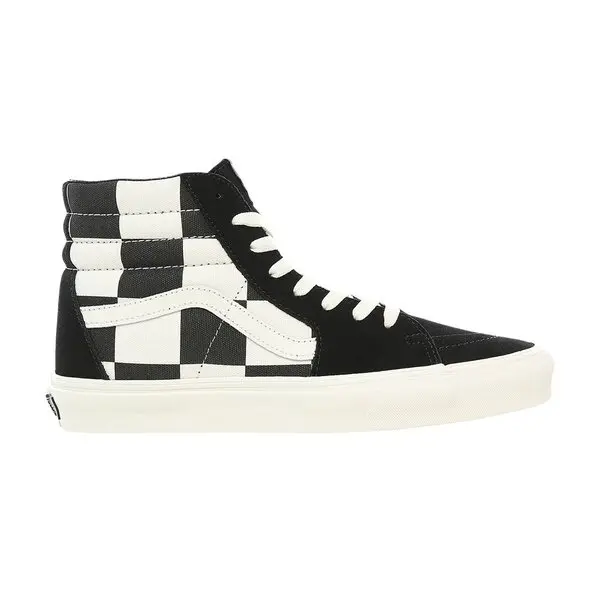 VANS Sk8-hi Oversize Checkerboard High-top Sneakers - Black
