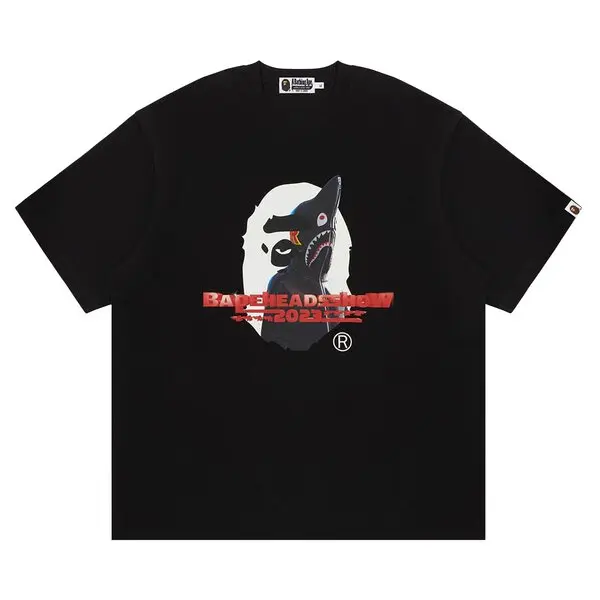 A BATHING APE Heads Show Relaxed Fit Tee - Black