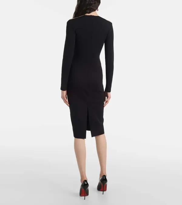 MUGLER Plunge Mini Dress