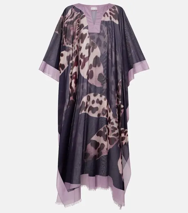Dries Van Noten Printed Cotton Dress - Black