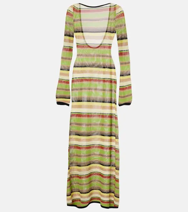 SIR. Coastline Striped Maxi Dress