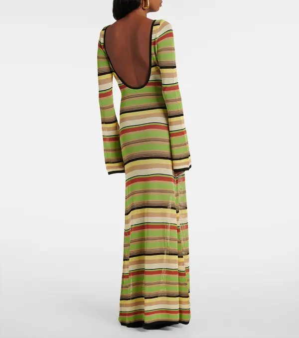SIR. Coastline Striped Maxi Dress
