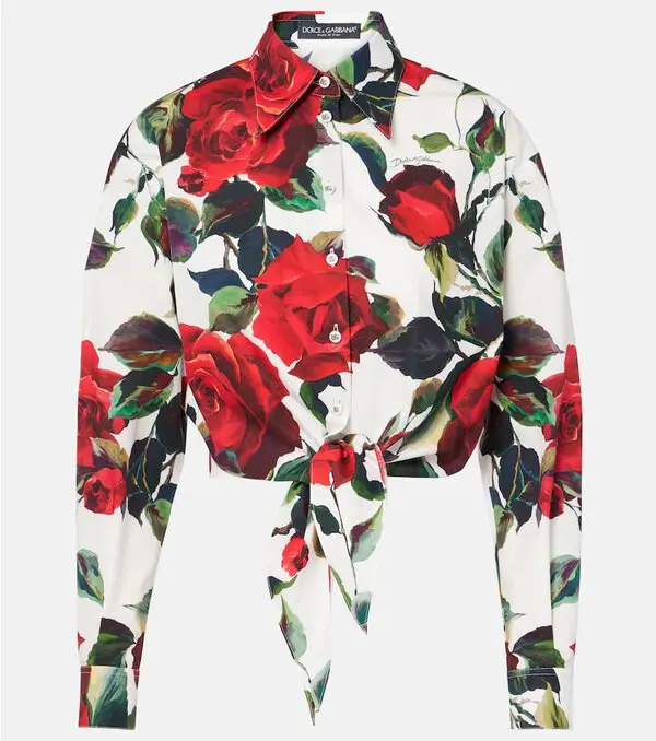 Dolce & Gabbana Floral Cotton Shirt - Multicoloured