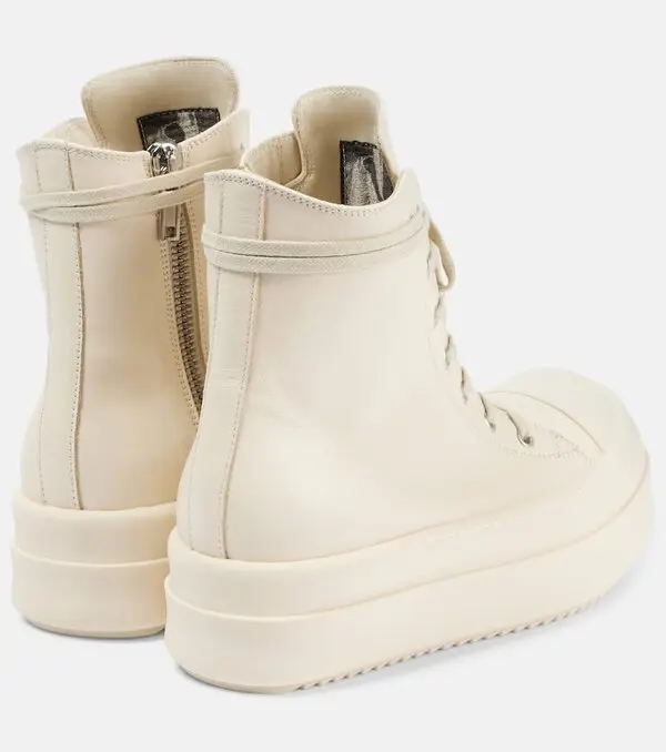 Rick Owens Mega Bumper Leather Sneakers