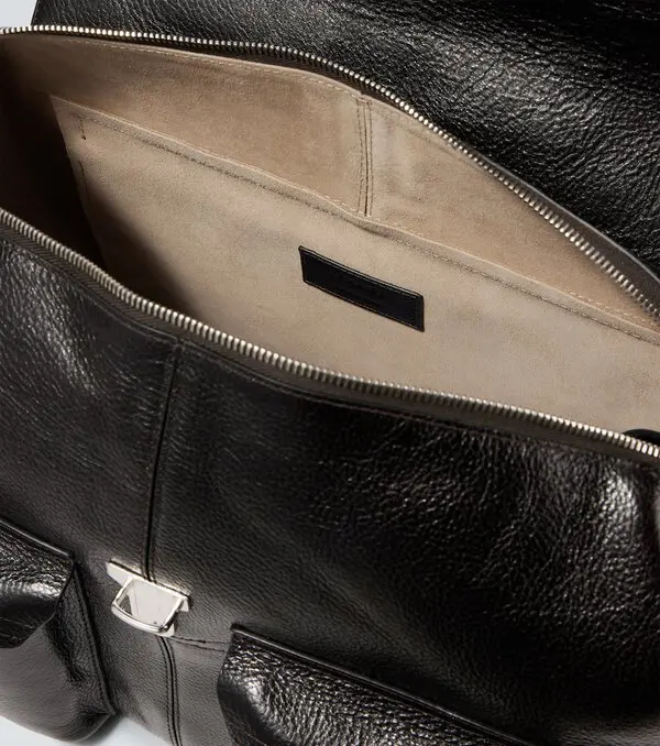 LEMAIRE Leather Shoulder Bag - Brown