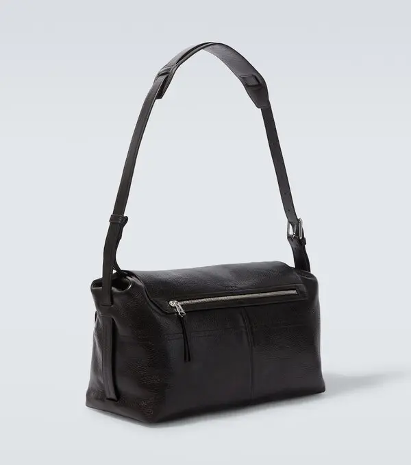 LEMAIRE Leather Shoulder Bag - Brown
