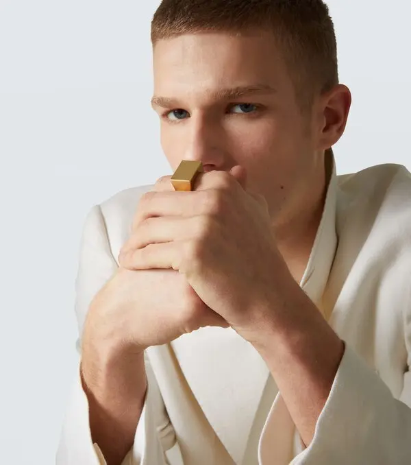 Dries Van Noten Brass Signet Ring