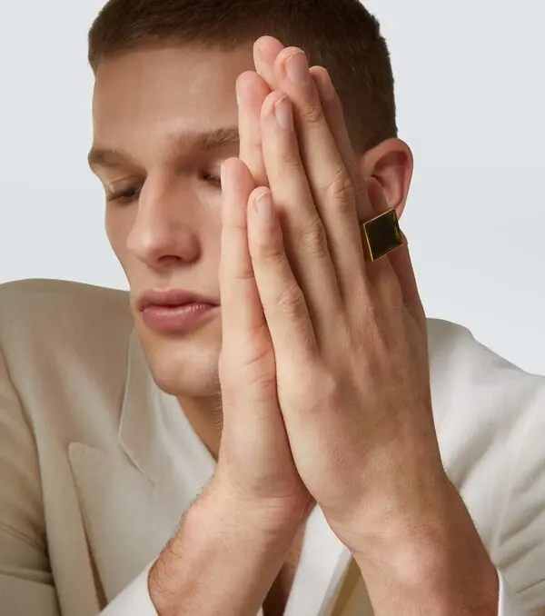 Dries Van Noten Brass Signet Ring