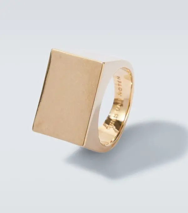 Dries Van Noten Brass Signet Ring