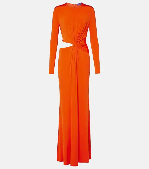 Ralph Lauren Cutout Maxi Dress - Orange