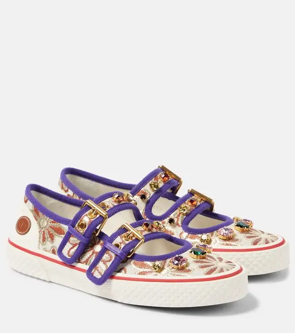 Valentino Garavani Dollyboard Floral Mary Jane Sneakers - Multicoloured