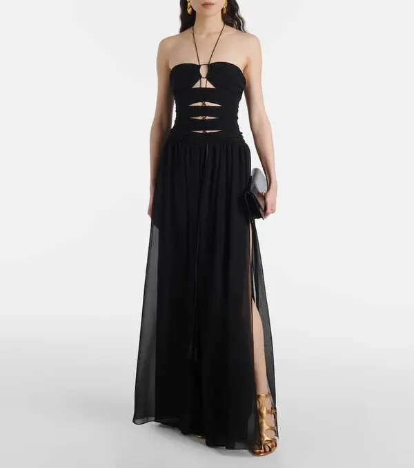 TOM FORD Cutout Silk Gown