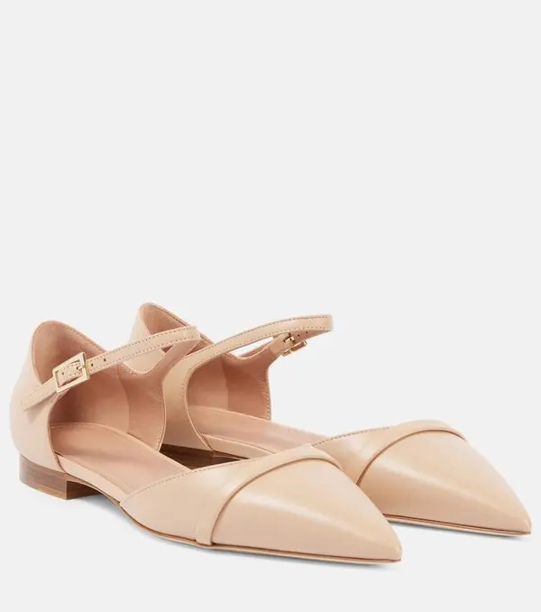 MALONE SOULIERS Ulla Leather Flats