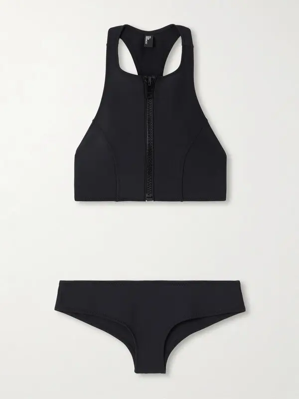 Lisa Marie Fernandez Kristi Neoprene Bikini - Black