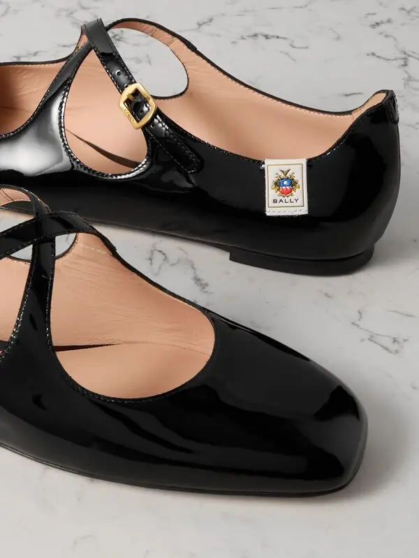 Bally Patent-leather Ballet Flats