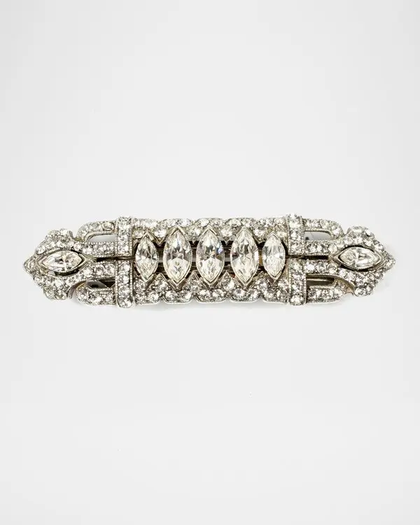 BEN-AMUN Crystal Hair Barrette - Clear