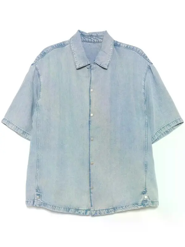 CROQUIS Retro Washed Shirt - Blue