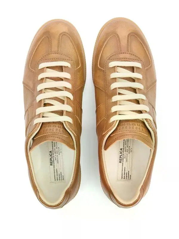 MAISON MARGIELA Replica Panelled Sneakers - Neutrals