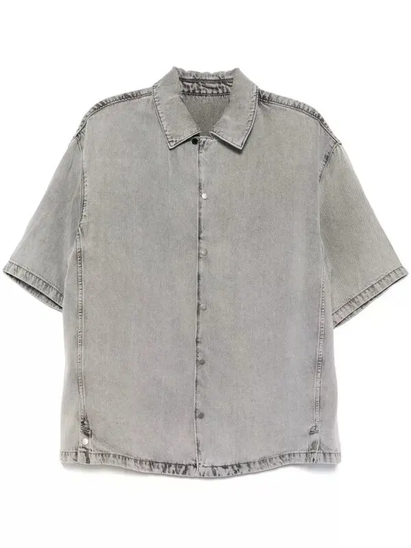 CROQUIS Retro Washed Shirt - Grey