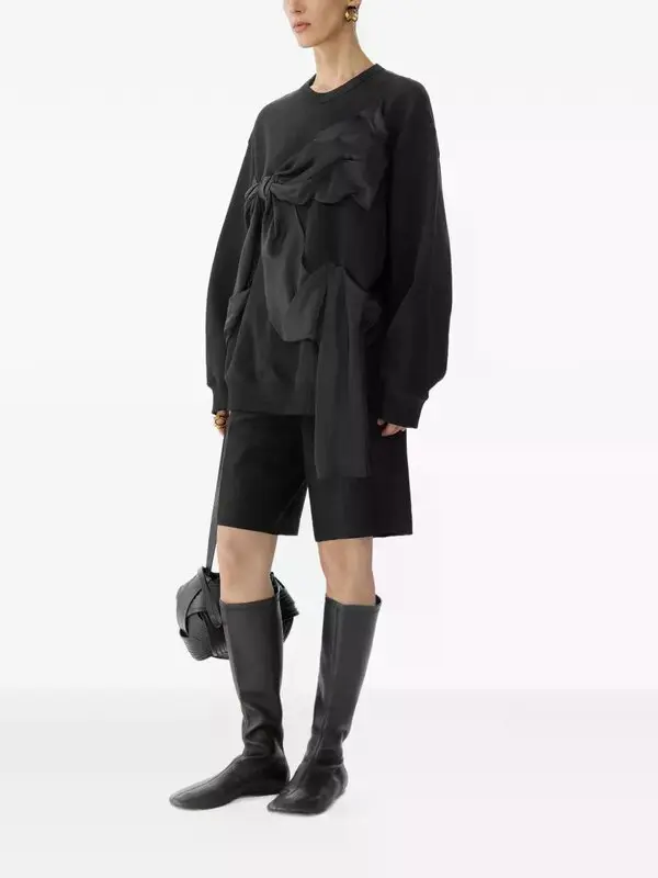 JNBY Bow Detailing Sweatshirt - Black