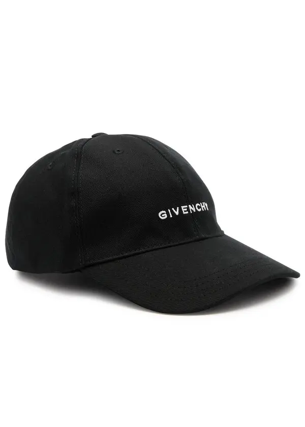 Givenchy Logo-embroidered Cotton-blend Cap - Black