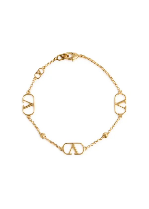 Valentino Garavani Vlogo Chain Bracelet - Gold