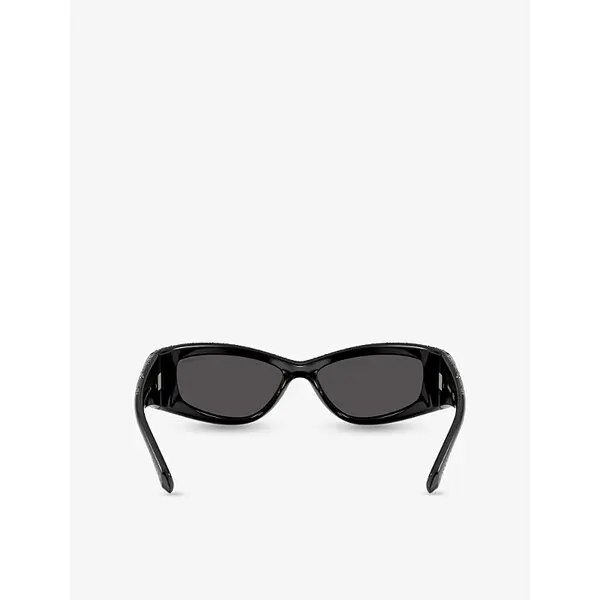 SWAROVSKI Sk6027 Irregular Sunglasses - Black