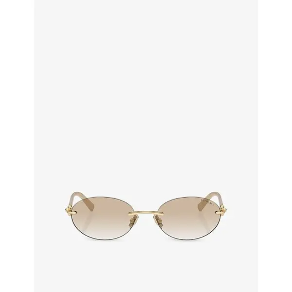Tiffany & Co. Oval-frame Sunglasses - Gold