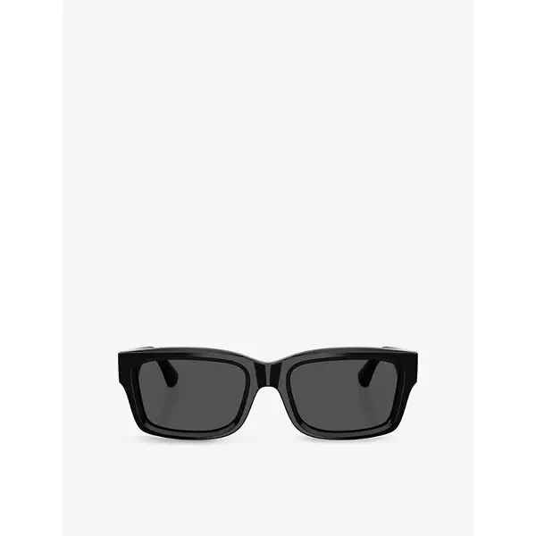 Burberry Be4443 Rectangle-frame Sunglasses - Black