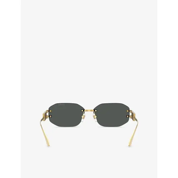 Versace Ve2274 Irregular Sunglasses - Gold