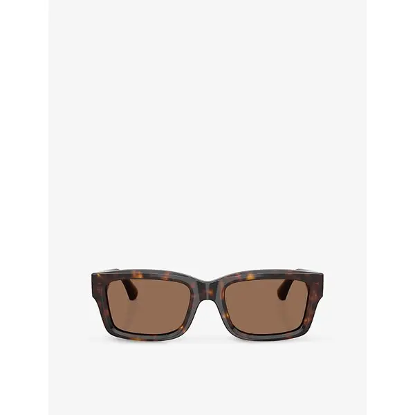 Burberry Be4443 Rectangle Sunglasses - Brown