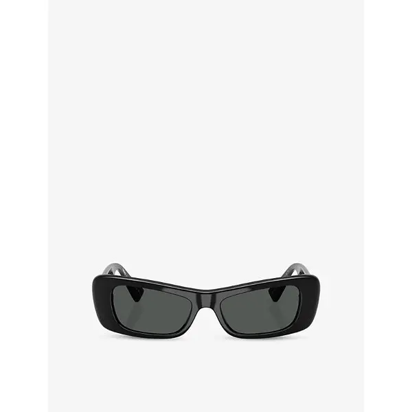 Versace Ve4481 Pillow-frame Sunglasses - Black