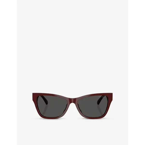 JIMMY CHOO Pillow-frame Sunglasses - Red