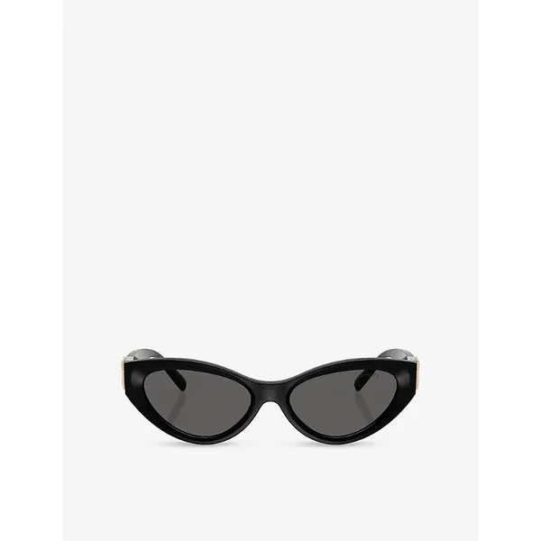 Tiffany & Co. Oval Sunglasses - Black