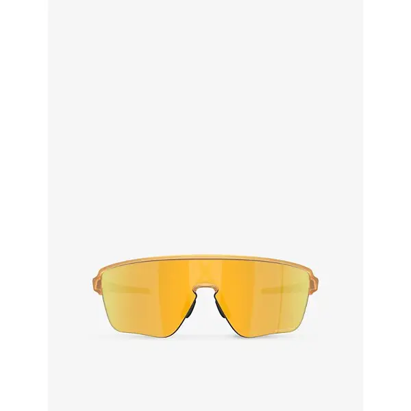 Oakley Oo9415 Corridor Shield-frame Sunglasses - Orange