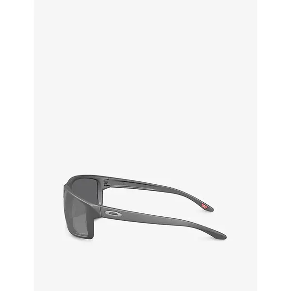 Oakley Gibston Xl Rectangle-frame Sunglasses - Grey