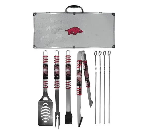 SISKIYOU GIFTS Sisikiyou Sports College Bbq Set 8pc - One-color