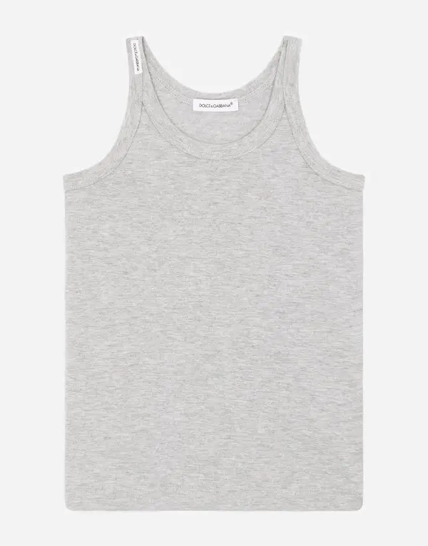 Dolce & Gabbana Jersey Vest Two-pack - Grey