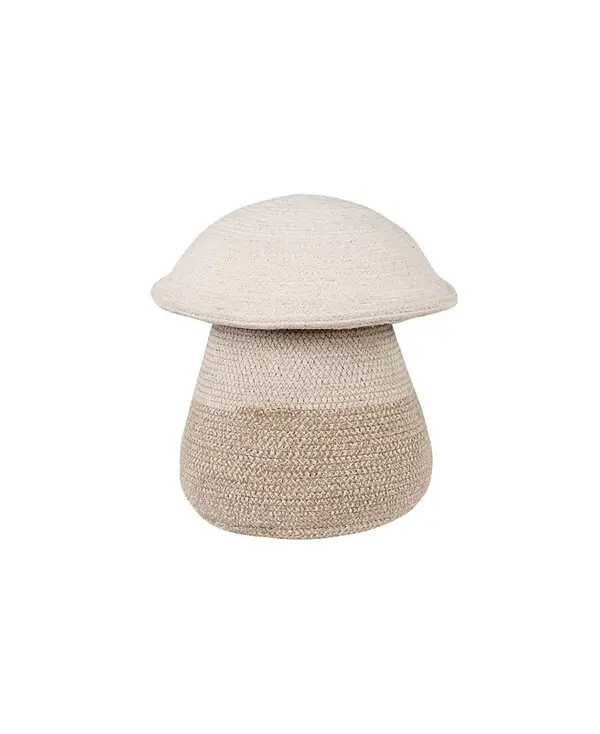 LORENA CANALS Mama Mushroom Basket - Natural/linen/soil Brown