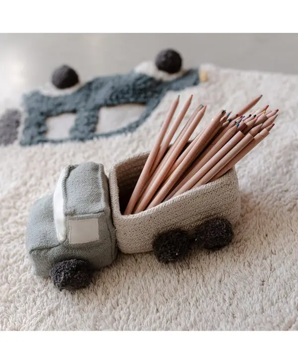 LORENA CANALS Set Of Mini Truck Basket 3" X 9" X 5" & 3" X 8" X 5