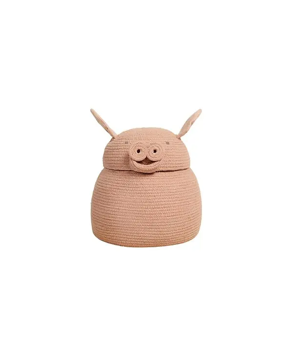 LORENA CANALS Peggy The Pig Basket - Rose